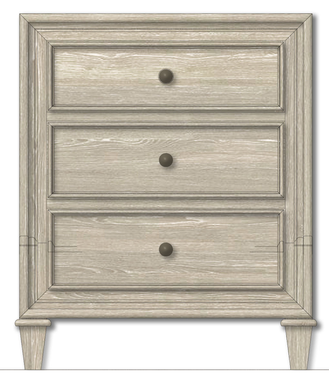 3 Drawer Night Stand | Durham Furniture