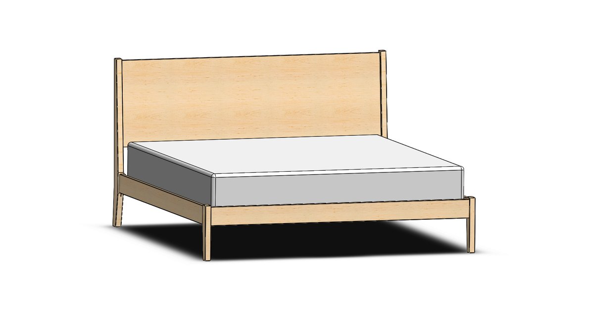 King Common Platform Bed | Durham Furniture