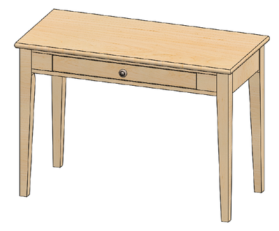 42" Writing Table | Durham Furniture