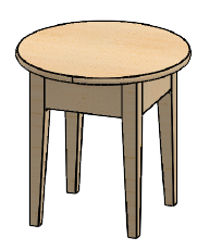 Round End Table | Durham Furniture