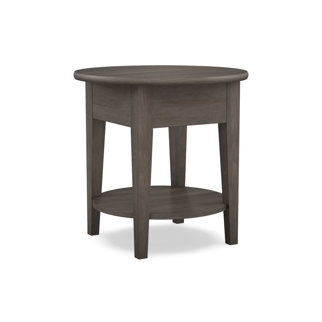 24" Round Table w/Shelf | Durham Furniture