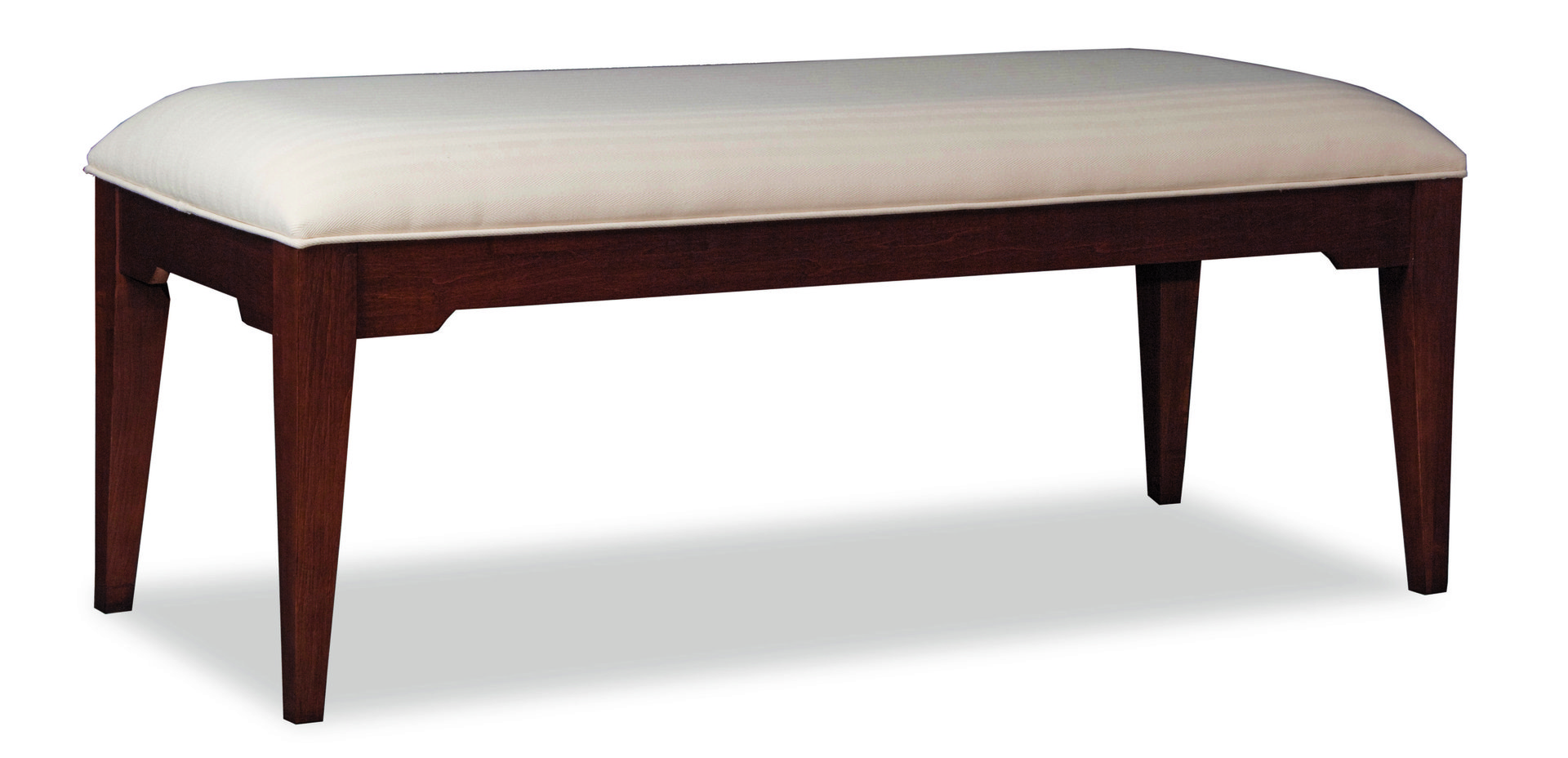 Contemporary Bench/Fabric | Durham Furniture