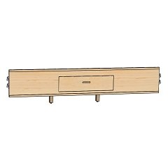 King 1-Drawer Storage (one side) | Durham Furniture