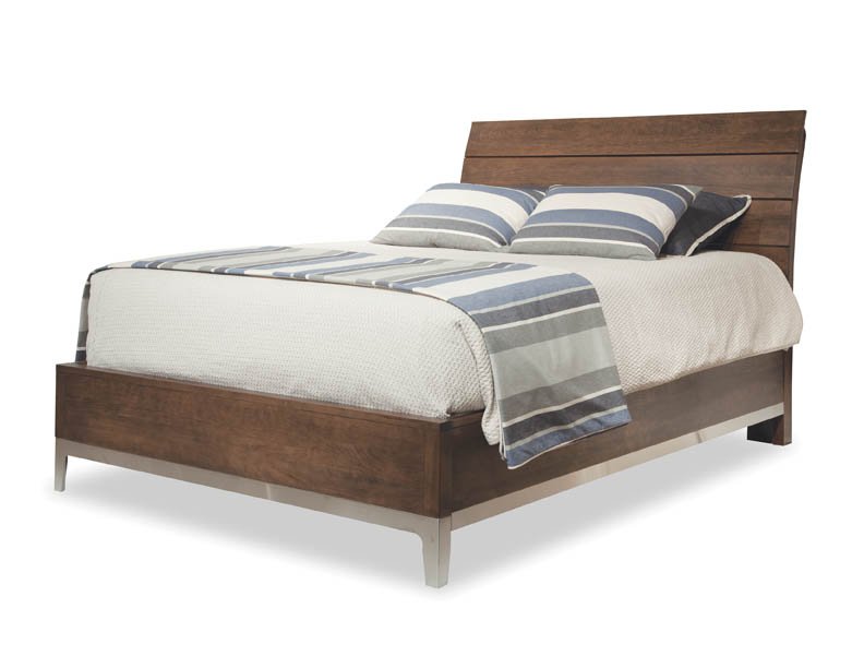 Queen Wood Plank Bed | Durham Furniture